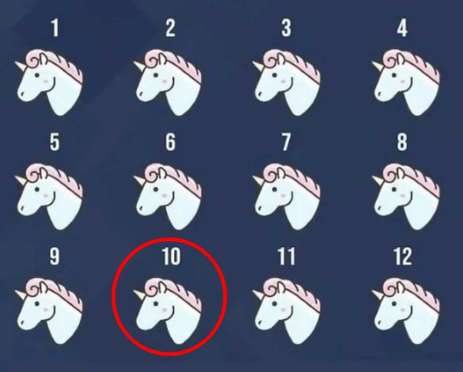 Visual Skill Test: Find the odd unicorn in the picture in 4 seconds! Visual Skill Test: Find the odd unicorn in the picture in 4 seconds!